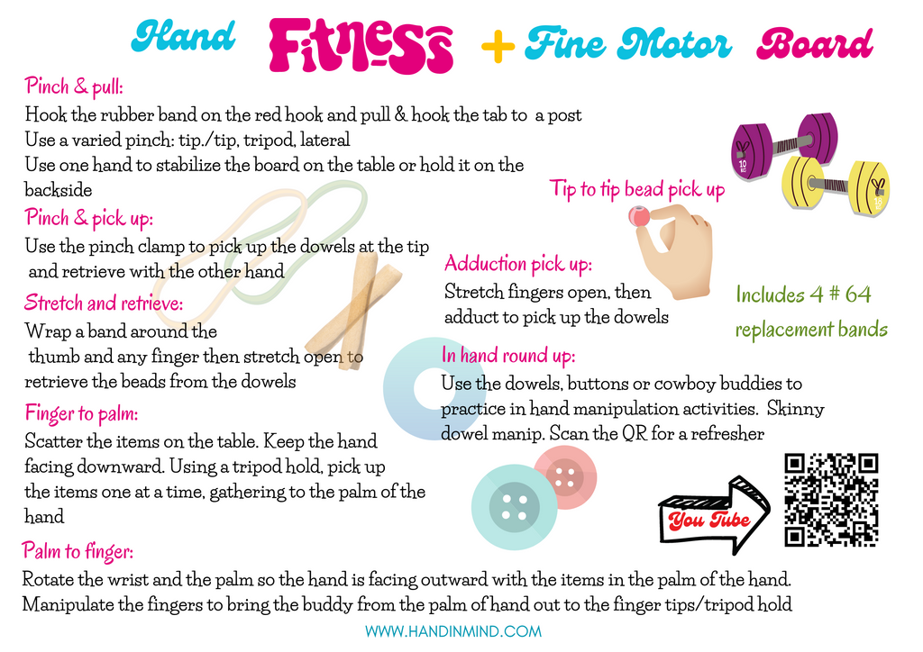 HAND FITNESS AND FINE MOTOR BOARD - Hand in Mind