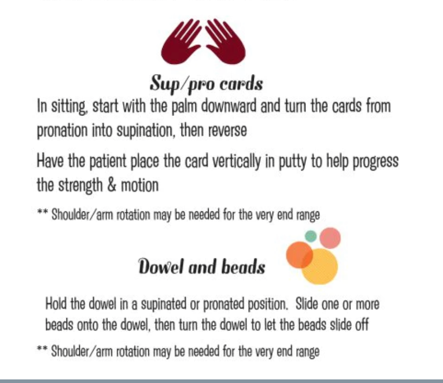 Hand Therapy treatment Resources: The Su-Pronator tool kit - Hand in Mind